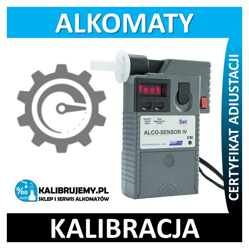 Kalibracja alkomatu alco sensor IV